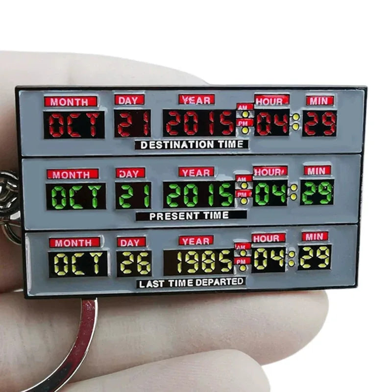 Chaveiro de circuito de rebobinamento de tempo criativo, presente de v ...