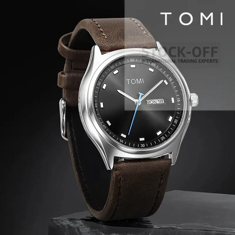 🔥 SUPER DEALS - Relógio TOMI Minimalista Unissexo Quartzo Calendário ...