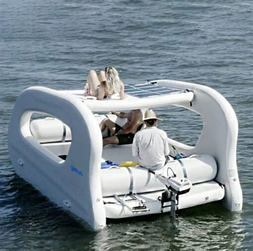 SolarSail Pro – Embarcación inflable con energía solar – Stock OFF