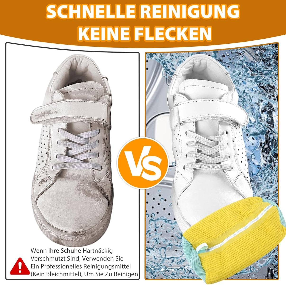 🔥 SUPER DEALS - WashSafe Shoes – Saco Protetor para Lavar Sapatilhas ...